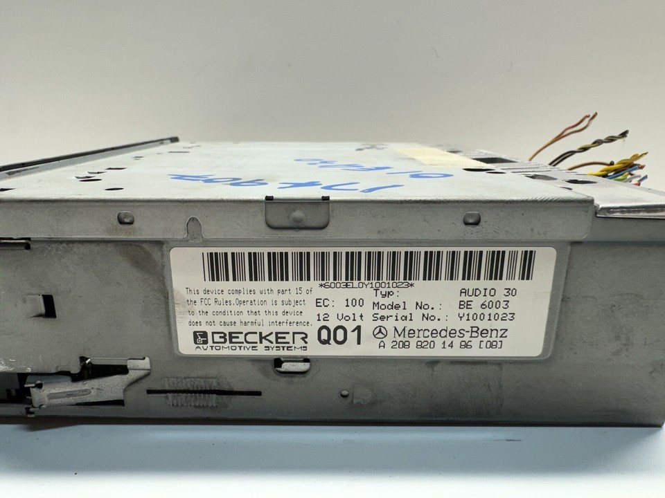 2002 - 2005 MERCEDES W163 ML-CLASS ML320 NAVIGATION RADIO CD ...