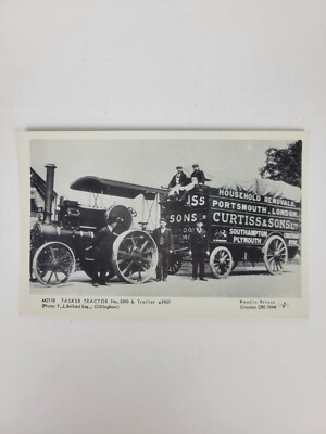 Vintage Postcard Tasker Tractor c1907 Portsmouth London | eBay