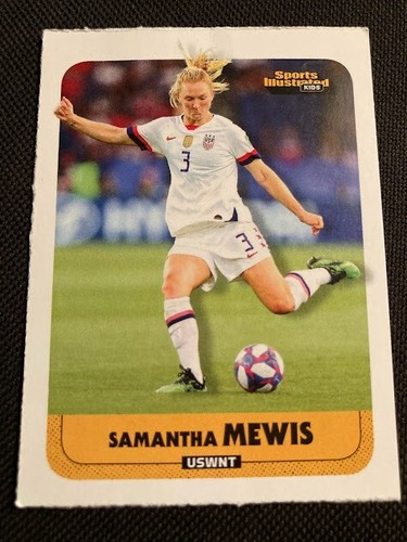 2020 Sports Illustrated for Kids Si Soccer SAMANTHA MEWIS RC ROOKIE ...