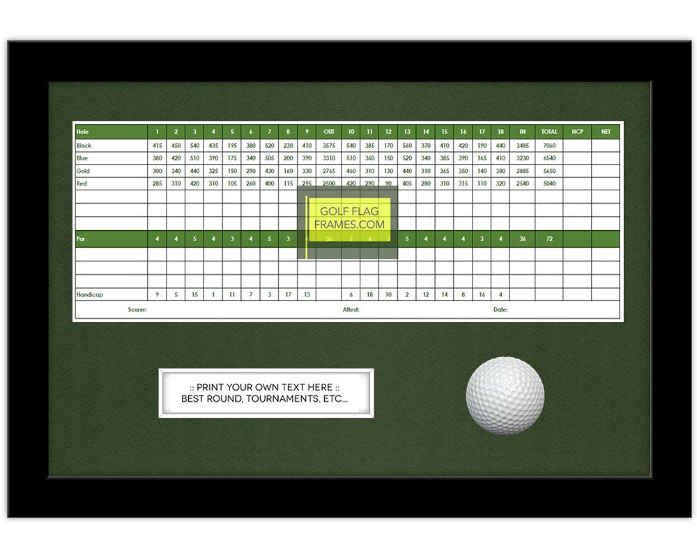 Simple Golf Scorecard