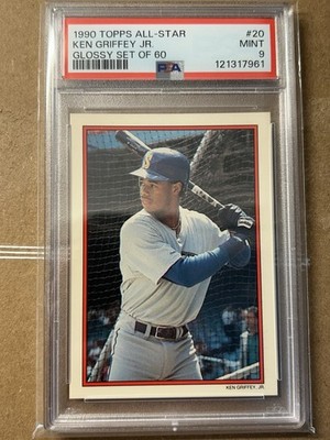 1990 TOPPS ALL-STAR GLOSSY SET OF 60 #20 KEN GRIFFEY JR. HOF PSA 9 | eBay