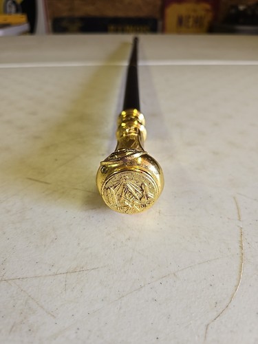 Vintage 37" Free Mason Masonic Square & Compass Handle Four Piece ...