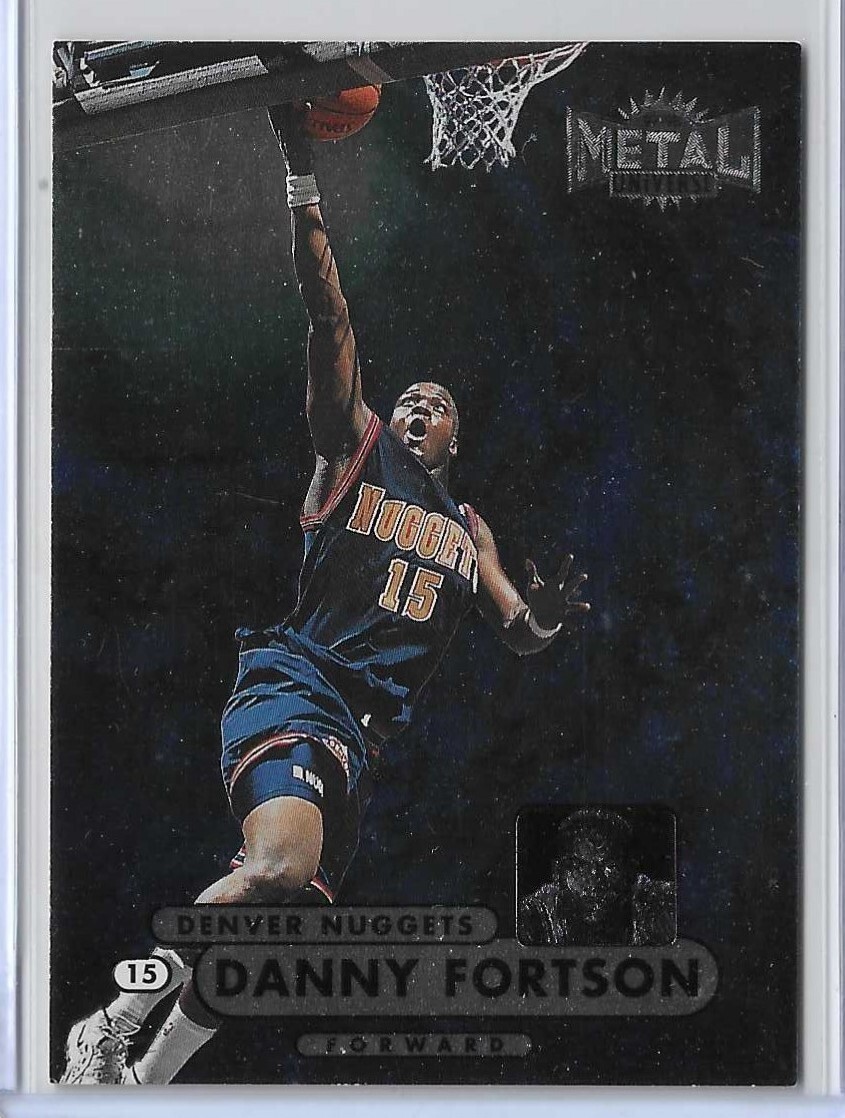 1997-98 Metal Universe Basketball Danny Fortson Rookie #16 Denver ...