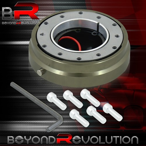 Universal JDM Thin Slim Quick Release Detach Steering Wheel Adapter Kit ...