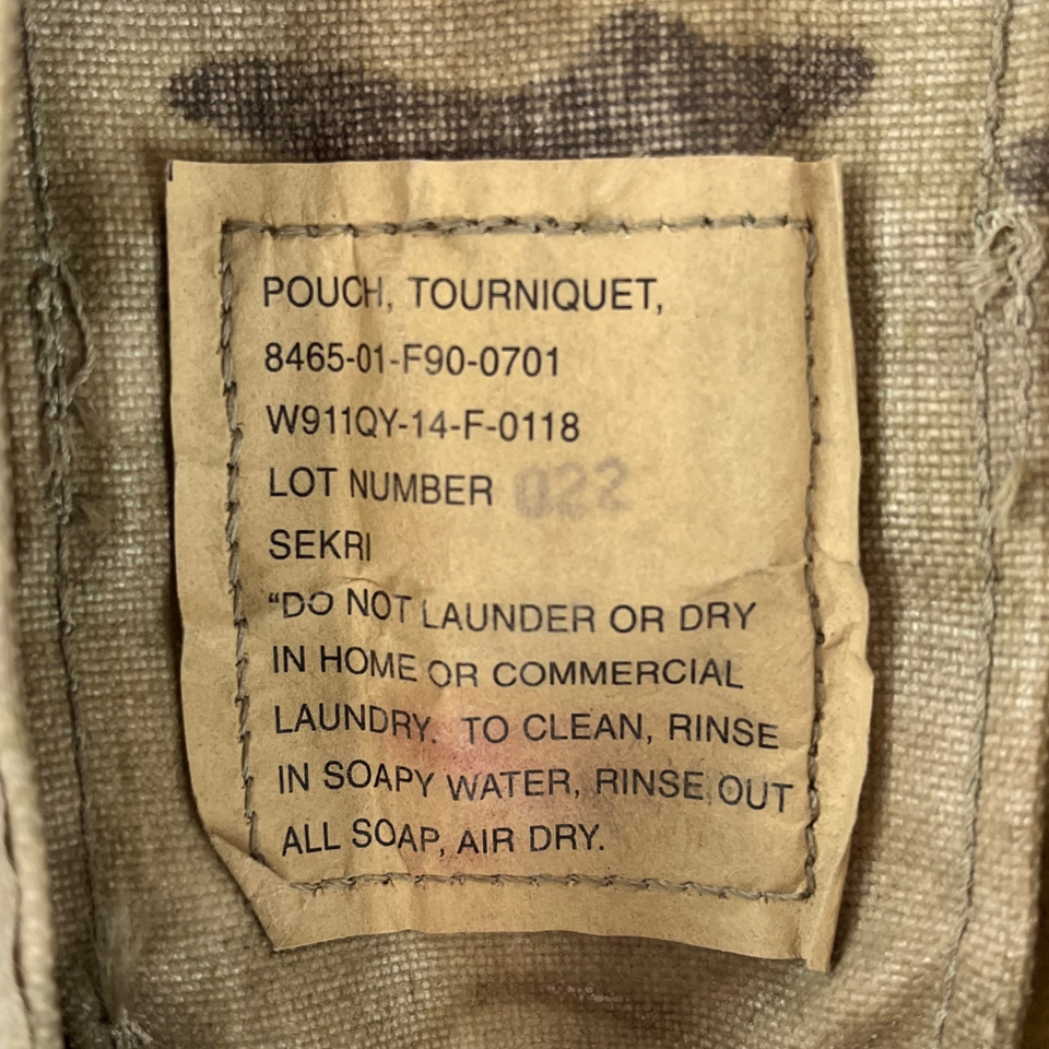 MultiCam OCP Scorpion Combat Tourniquet TQ Pouch Used Serviceable ...
