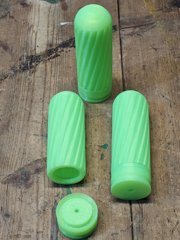 37mm spiraled 3.5 inch projectile 3 pack NEW ALL IN 1 3/4 INCH CUP ...