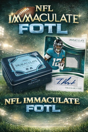#009 - #4 - 1 BOX 25-26 IMMACULATE FOTL + 1 BOX 25-26 IMMACULATE HOBBY ...