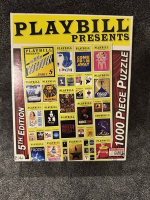 Broadway Hamilton Mean Girls Hadestown Playbill Cover Jigsaw Puzzle ...