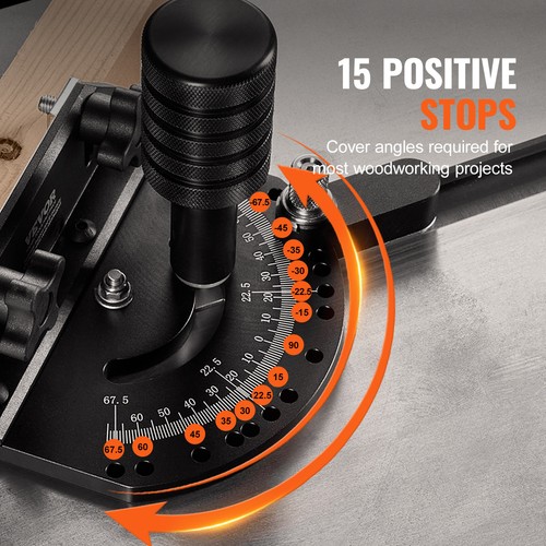 VEVOR Precision Table Saw Miter Gauge Standard Slot 3/4'' x 3/8 ...