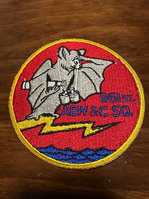 Vintage USAF 961st Airborne Early Warning & Control AEW&C Squadron ...