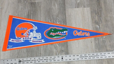 2006 Florida Gators NCAA National Football Champions Felt Pennant RARE ...