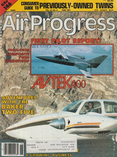 Air Progress (Jul 1985) Used Twins, AVTek 400, EMB-312, BAe-146 | eBay