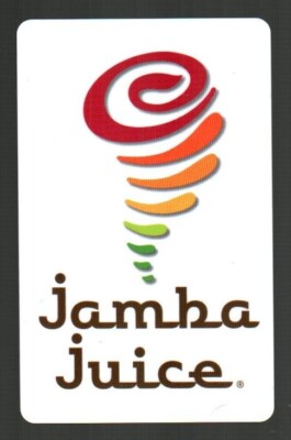JAMBA JUICE Colorful Logo 2009 Gift Card ( $0 ) | eBay