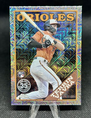 2023 Topps Series 1 TERRIN VAVRA RC Silver Pack Mojo #T88C-10 Orioles ...