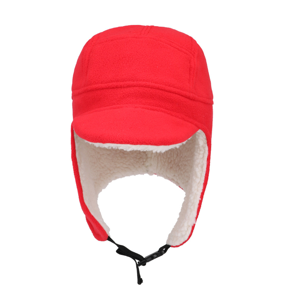 Windproof Ear Flaps Hat Winter Windproof Soft Warm Polar Fleece Beanie ...