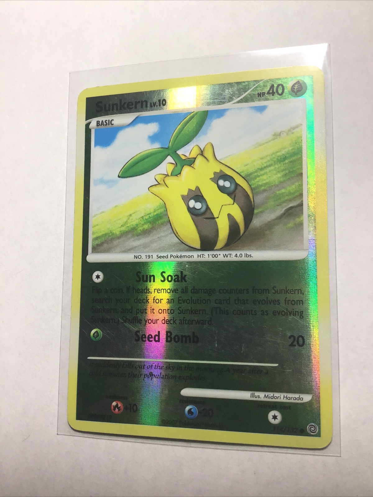 SUNKERN - 114/132 - Secret Wonders - Reverse Holo - Pokemon Card - PL | eBay