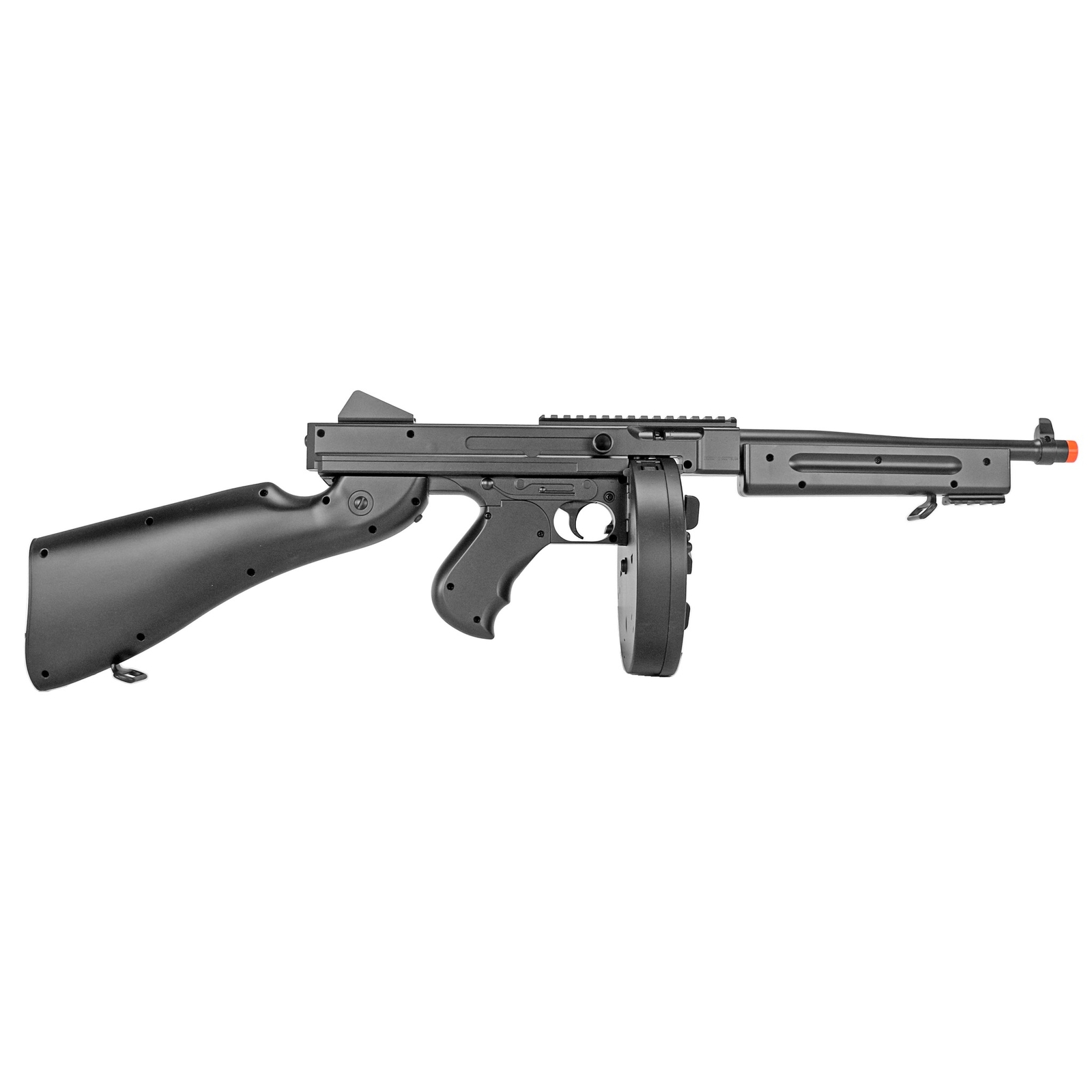 BBTac Airsoft Tommy Gun M1A1 Electric Rifle Full Auto Sub-Machine AEG ...