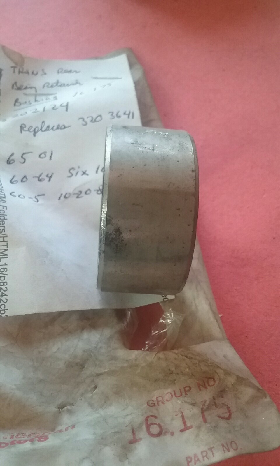 1960 - 1965 AMC Rambler Transmission Rear Bearing Retainer Bushing 1961 ...