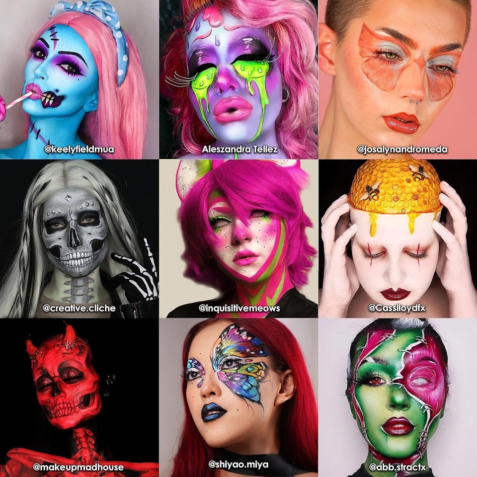 Bowitzki 40g Face Paint Body Paint Pure Face and Body Makeup Christmas ...