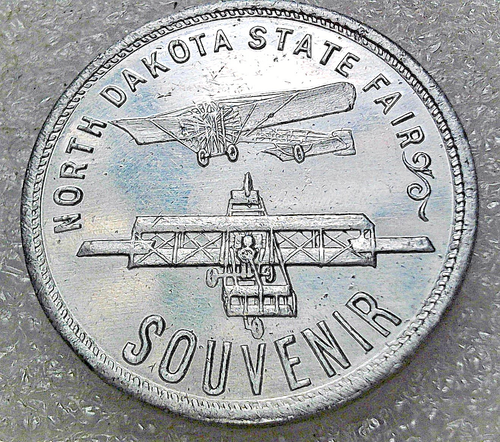 North Dakota ND Dakota B College Trade Token - North Dakota State Fair ...