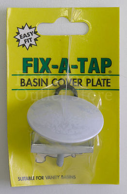 NEW - Fix-A-Tap Basin Cover Plate White 231284 | eBay Australia