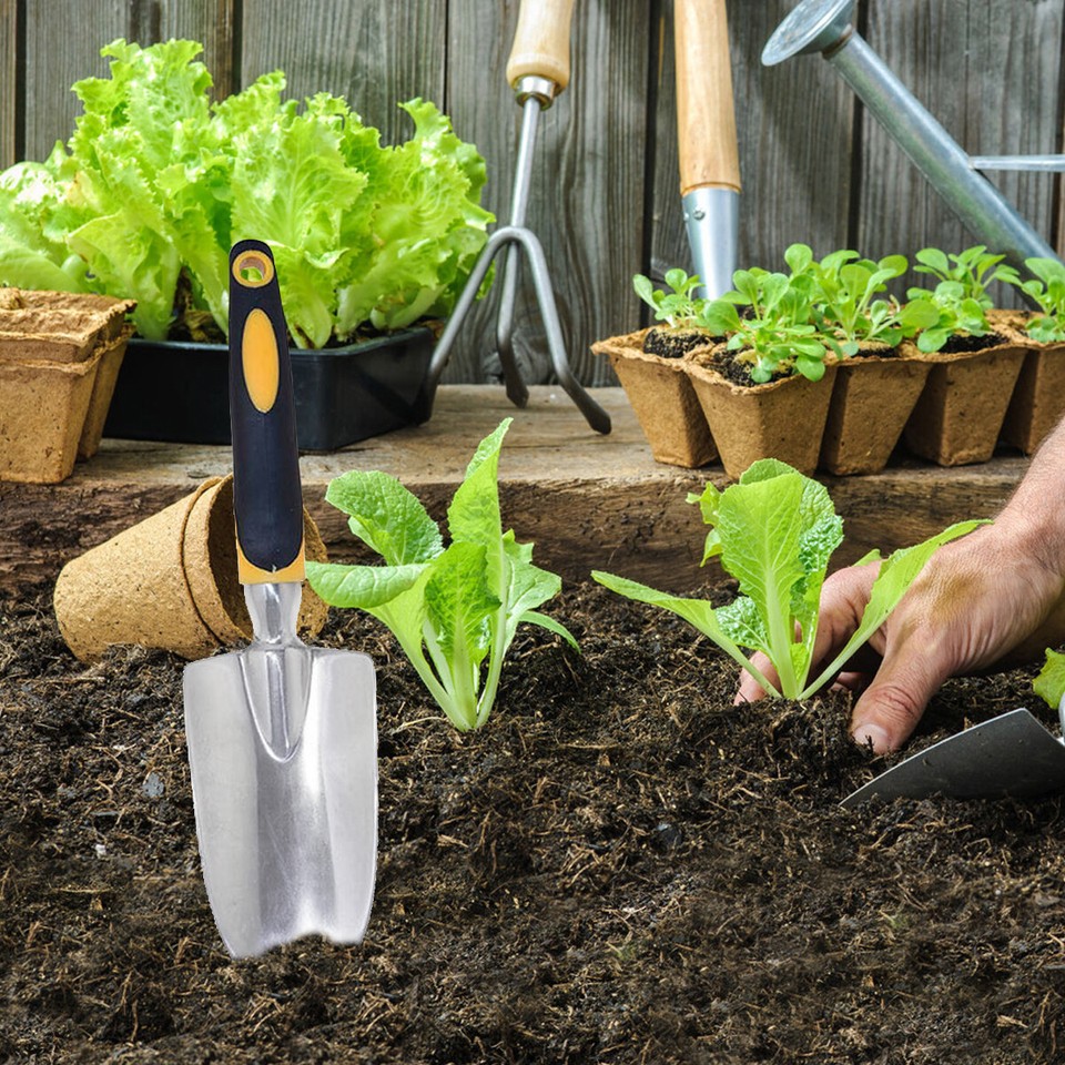 Garden Hand Trowel Gardening Garden Allotment Tools Weeding Stainless ...