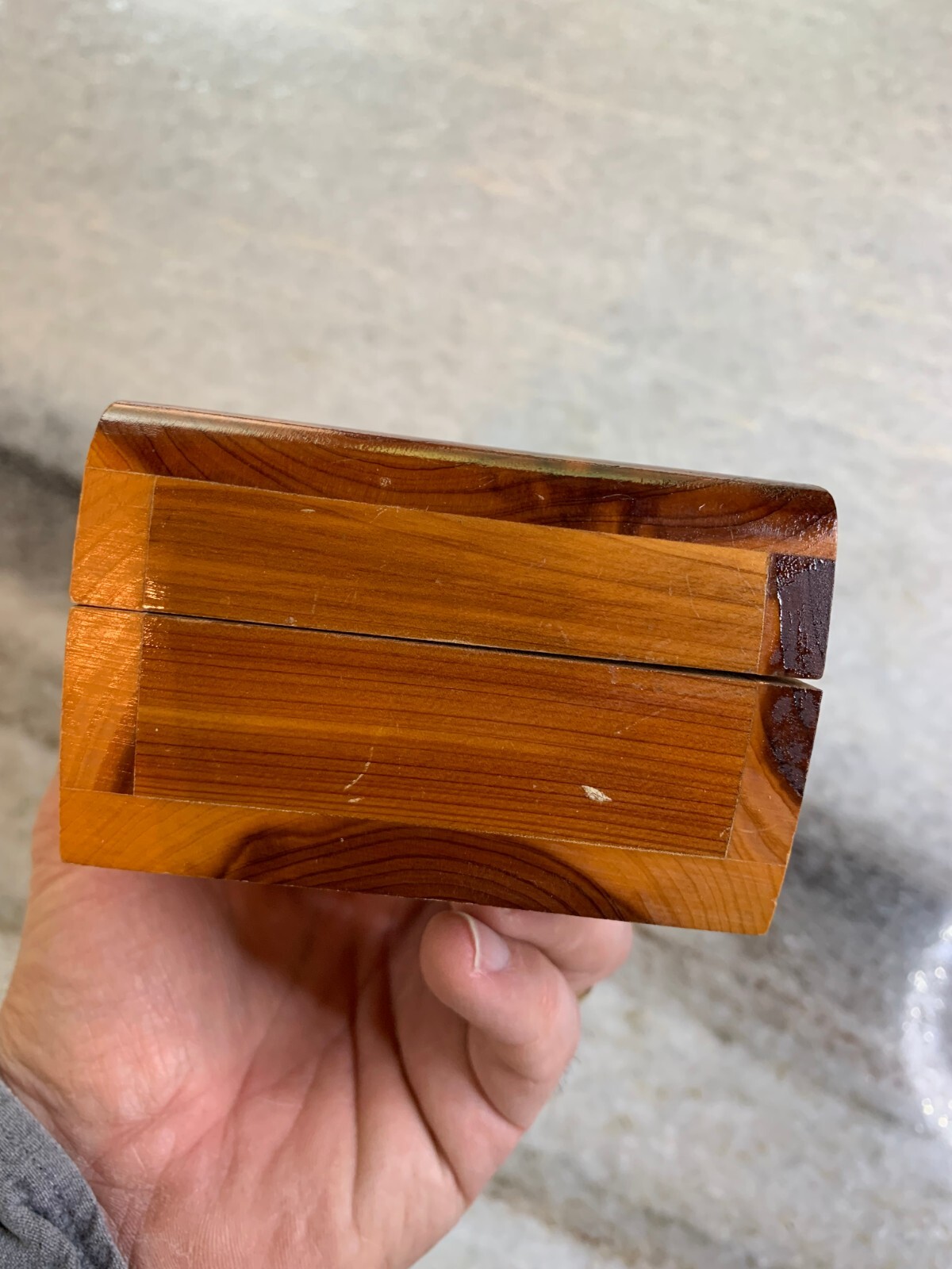 Antique Vintage 1940s Keepstake/Jewelry Cedar Treasure Box MOTHER Bar ...