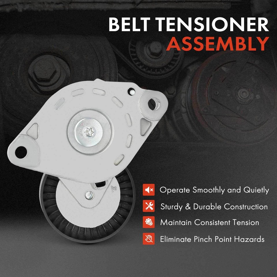 Belt Tensioner Assembly w/ Pulley for Mitsubishi Outlander 07-19 3.0L ...