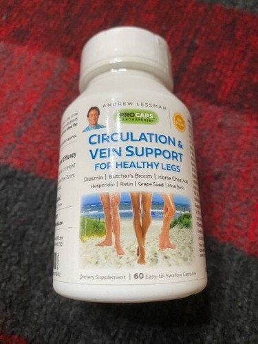 Andrew Lessman Circulation & Vein Support 60 Capsules Exp. 02/28/2026 ...