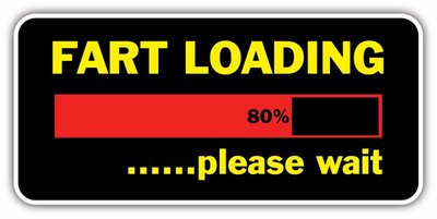 Fart Loading Please Wait Funny Car Bumper Vinyl Sticker Decal 7"X3" | eBay