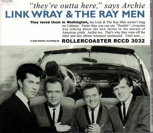 LINK WRAY CD ROLLER COASTER ' THEY'RE OUTTA HERE, SAYS ARCHIE ' | eBay