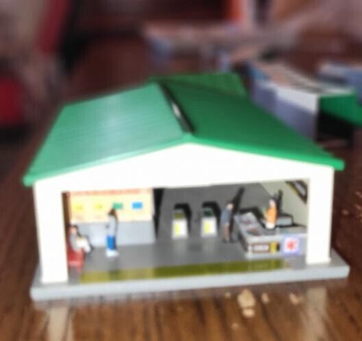 N-SCALE kato UNITRACK OVERHEAD STATION WITH PASSENGER PLATFORM ...