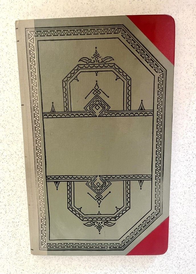 Vintage S.E.& M. Vernon Record Book #476 Blank Book READ Green/Red | eBay