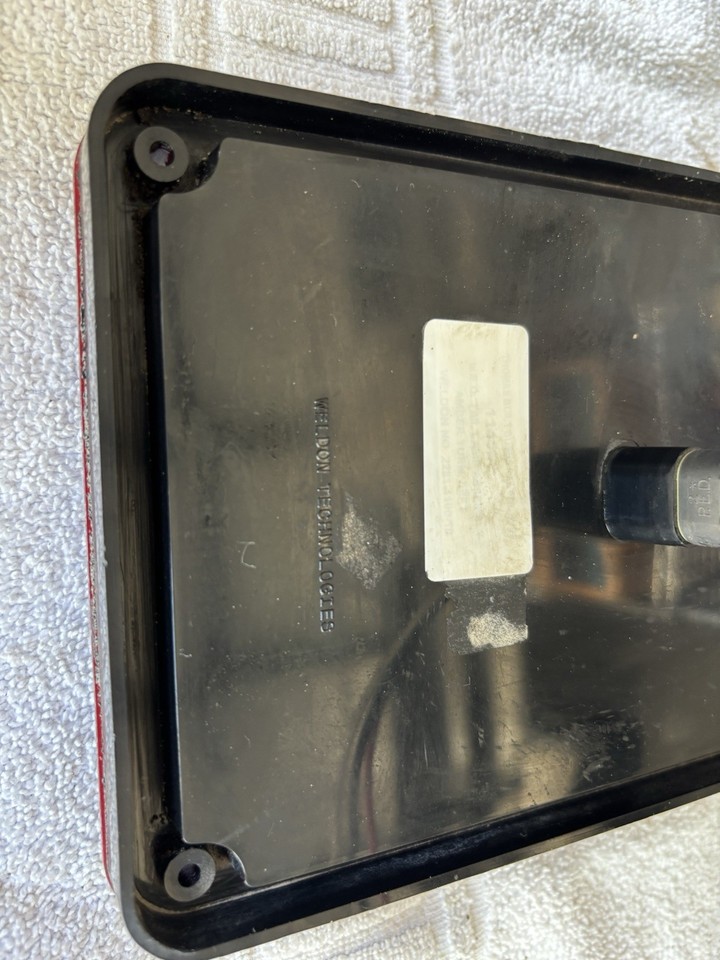 Weldon Rear Tail Light Used SAE 16P3S2T202 Red | eBay