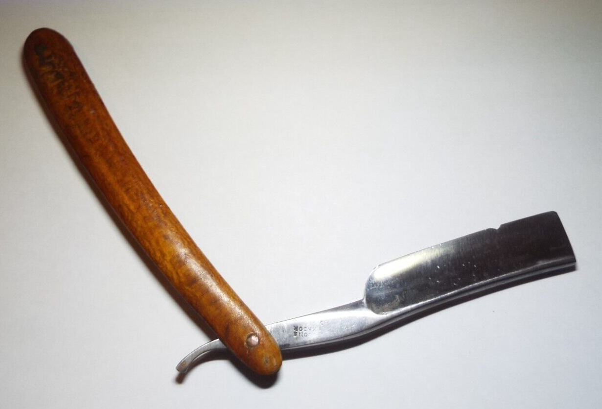 ANTIQUE/VINTAGE WOOD HANDLE STRAIGHT RAZOR MARKED ERNBERG? READ!!!! | eBay