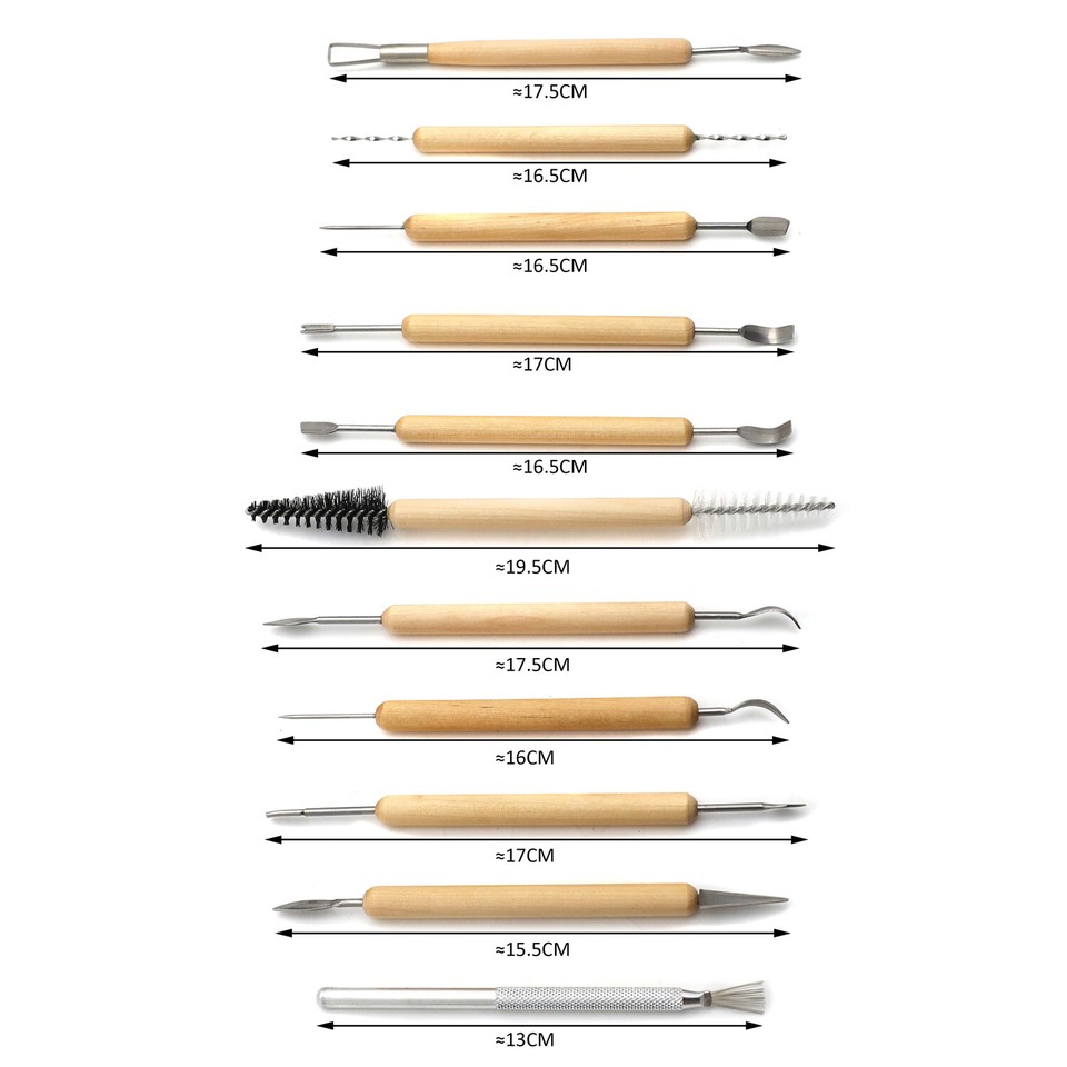 11 Pcs Pottery Tool Set Clay Sculpting Modeling Ceramics Art Kit | eBay