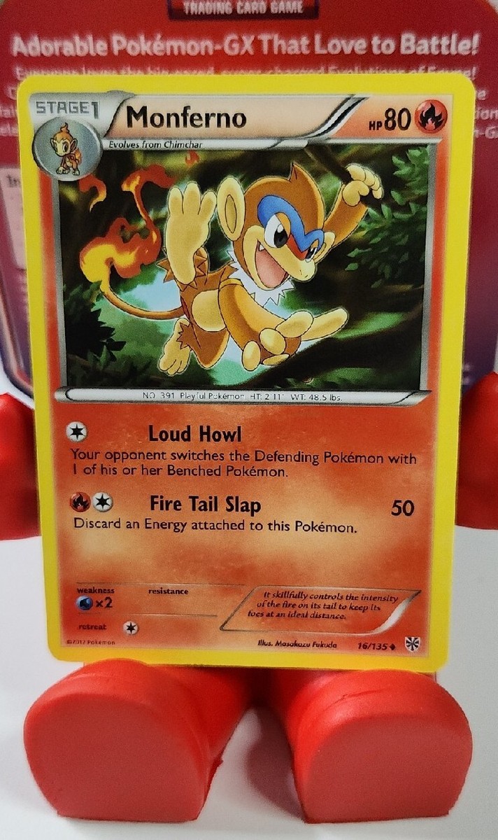 Pokemon Chimchar Evolution Cards