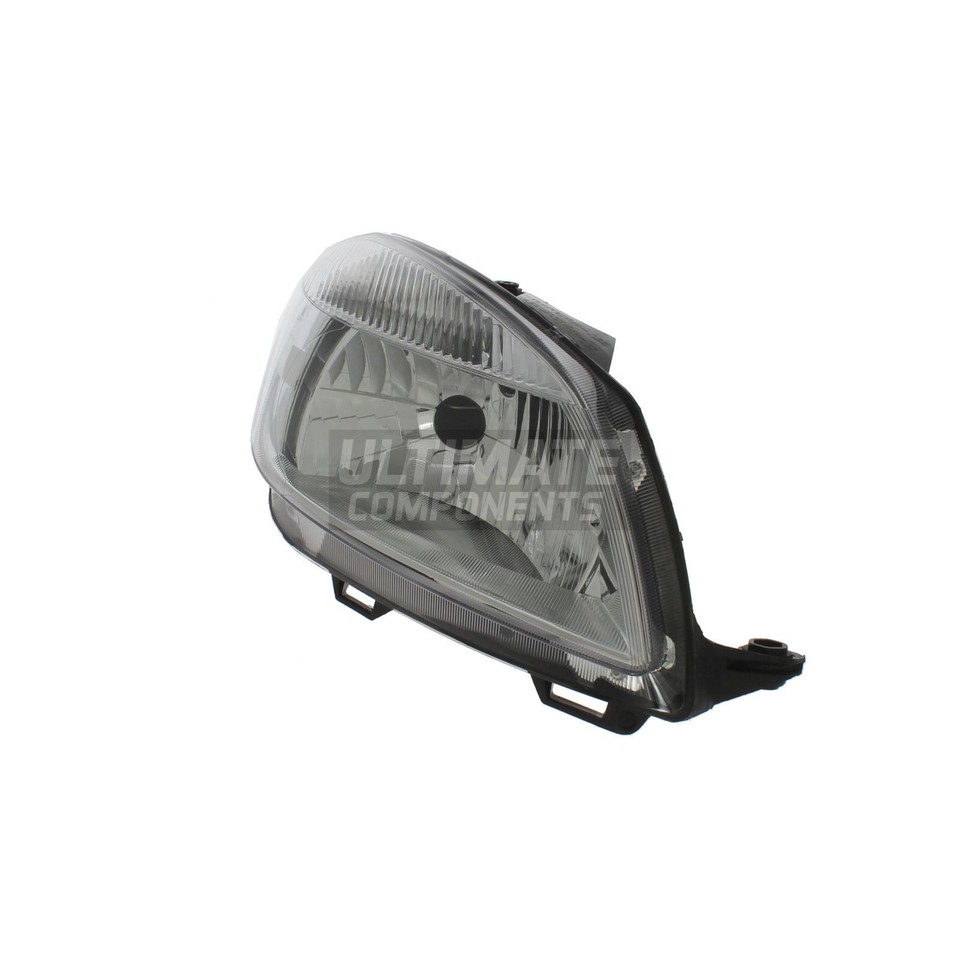 Skoda Fabia Headlights Mk2 Estate 2010-2015 H4 Bulb Headlamps 1 Pair ...