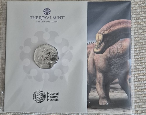 2024 Dinosaur Diplodocus 50p BU Royal Mint Coin Pack | eBay