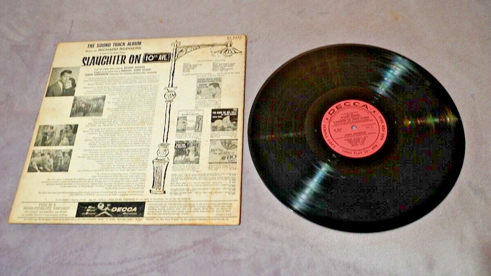 Richard Rodgers " Slaughter On Tenth Avenue Soundtrack " LP DECCA ...