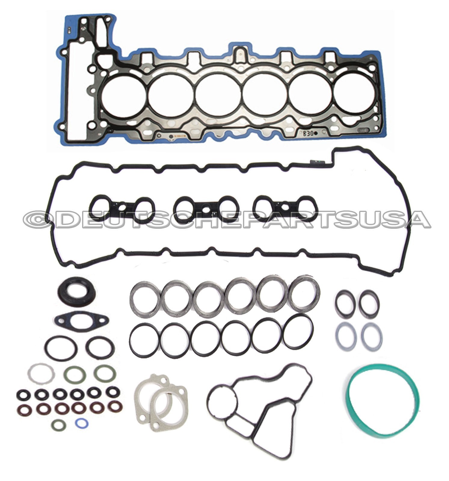 ENGINE CYLINDER HEAD GASKET + HEAD SET for BMW 11127571963 ...