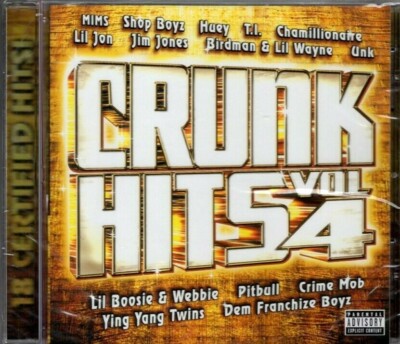 CRUNK HITS, VOL. 4 [PA] Various Artists (CD, Dec-2007, TVT) FACTORY ...