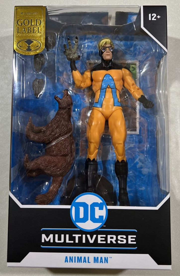 NEW 2024 McFarlane DC Multiverse Animal Man Gold Label Target VHTF | eBay