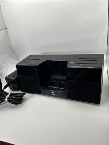 Logitech Pure-Fi Anytime Ipod dock alarm clock Amfm Radio NO REMOTE ...