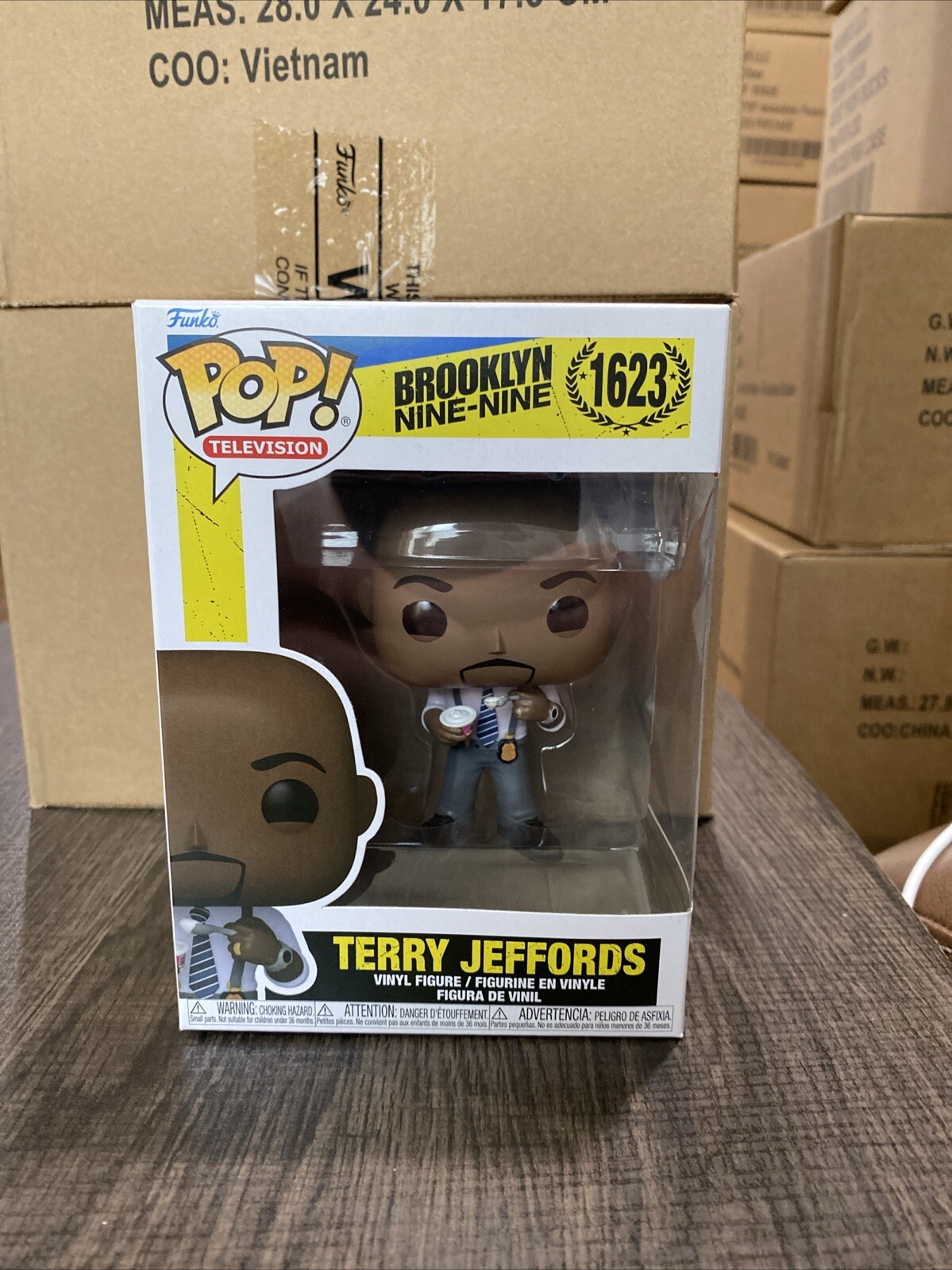 Funko Brooklyn Nine-Nine POP Terry Jeffords With Yogurt Vinyl Figure ...