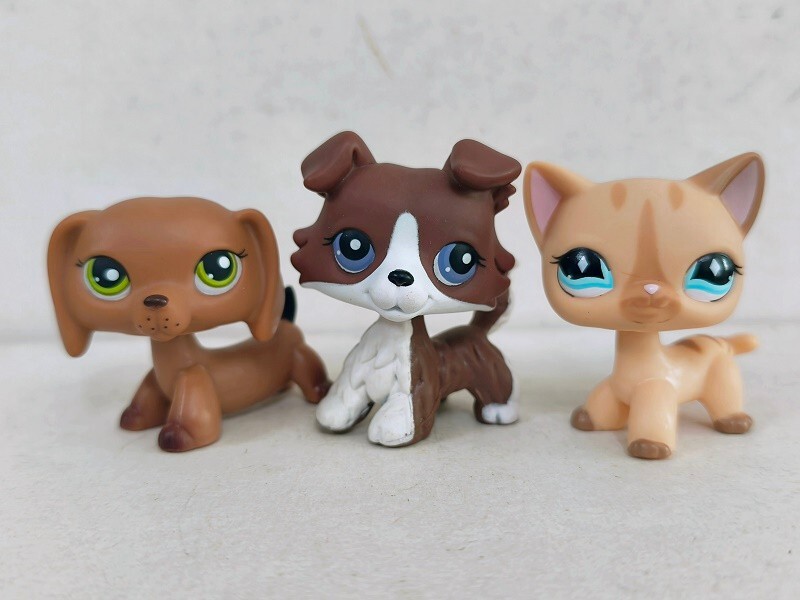 3pcs/lot Littlest Pet Shop Figure LPS Cat Dog #139#886 Kid Toy | eBay