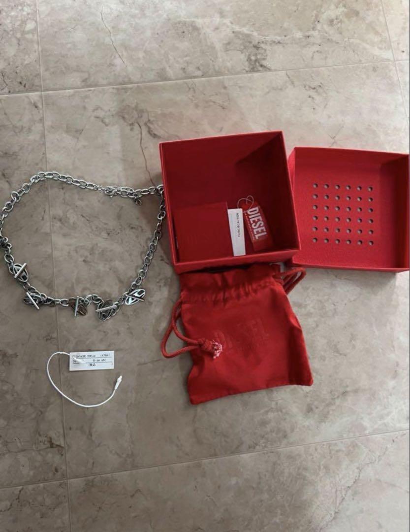 Diesel Men Instantly sold out items Necklace Dx1435 With Box Diesel Men Instantly sold out items Necklace Dx1435 With Box
