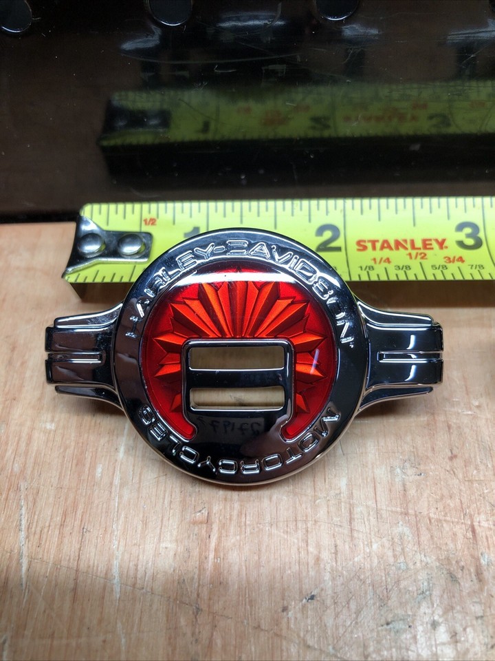 Quantity 2 OEM Harley Softail Heritage Red Concho Seat, Sissy Bar ...