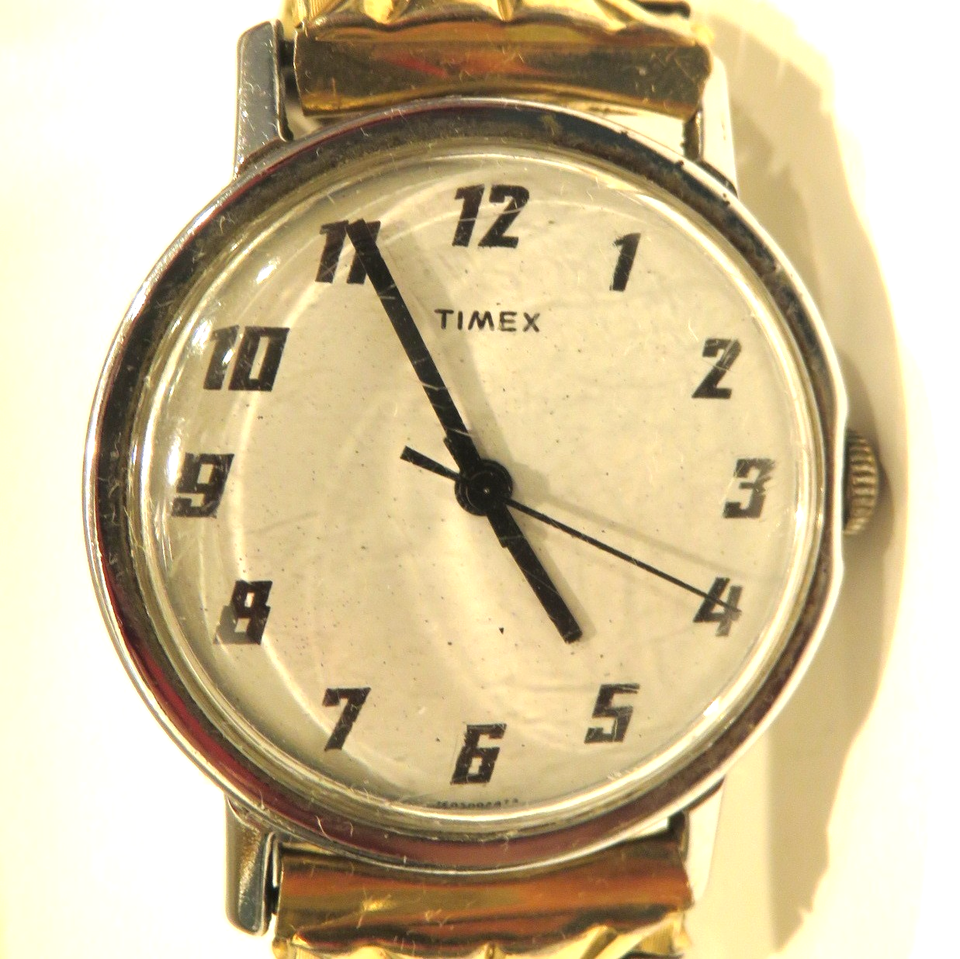 Men's Vintage TIMEX Mechanical Watch with 10K TIMEX USA Gold Filled ...