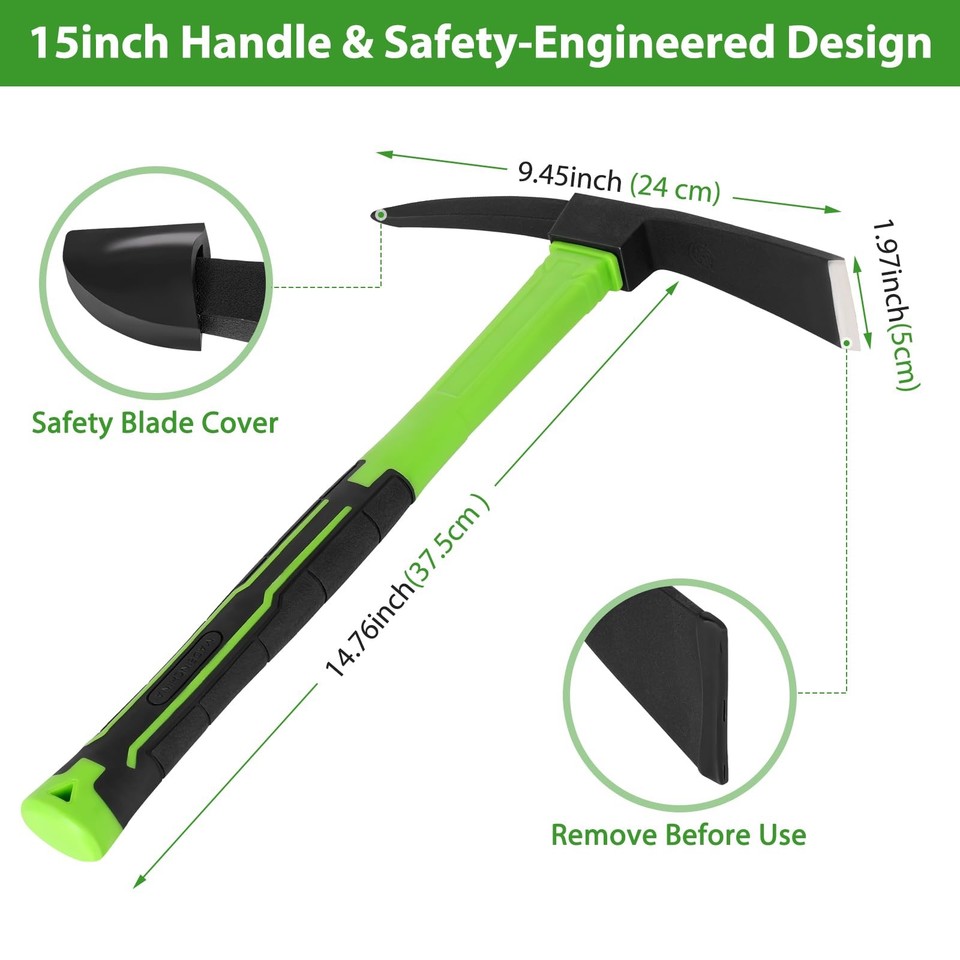 15inch Gardening Picks Durable and Comfortable Handle Garden Tool Pick ...